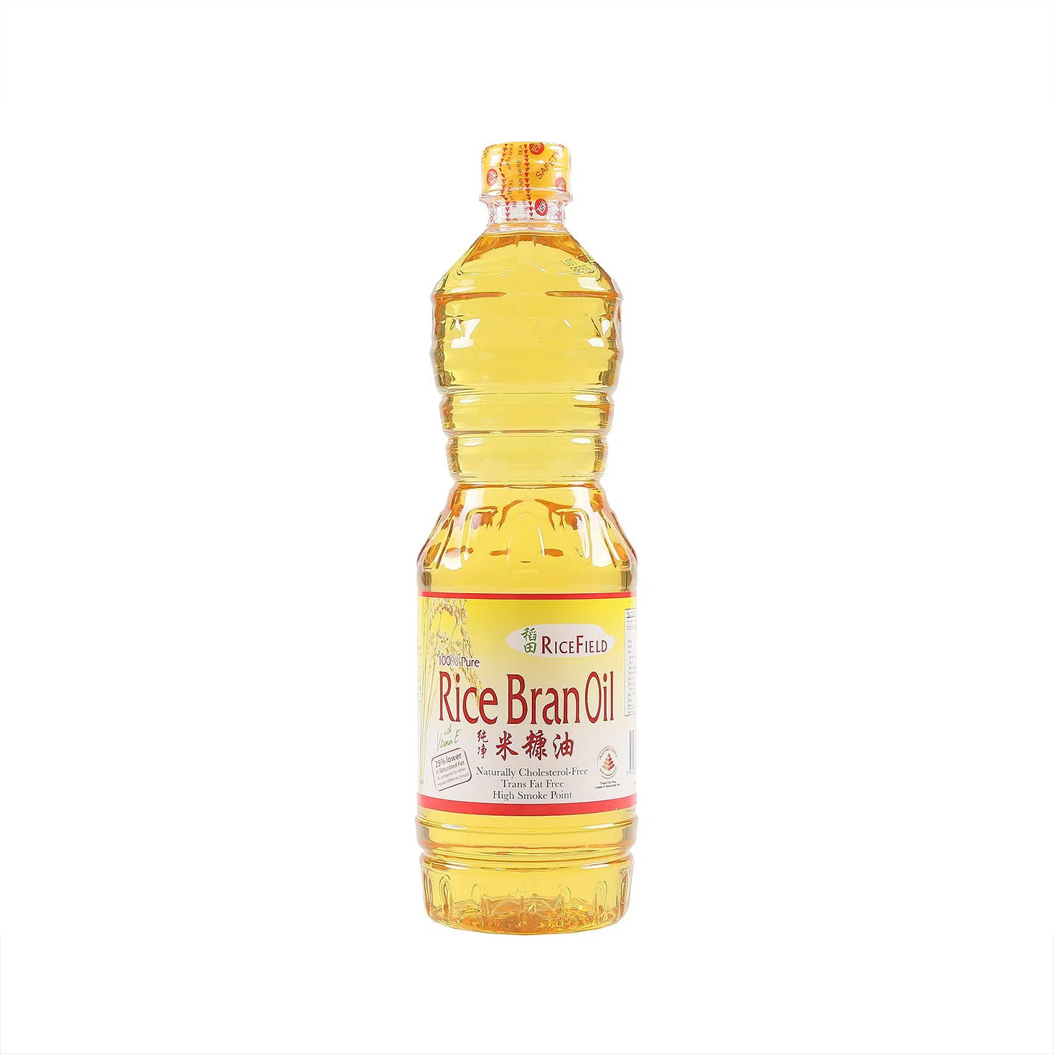 Rice Field 100% Pure Rice Bran Oil 1L - Three Angels Trading