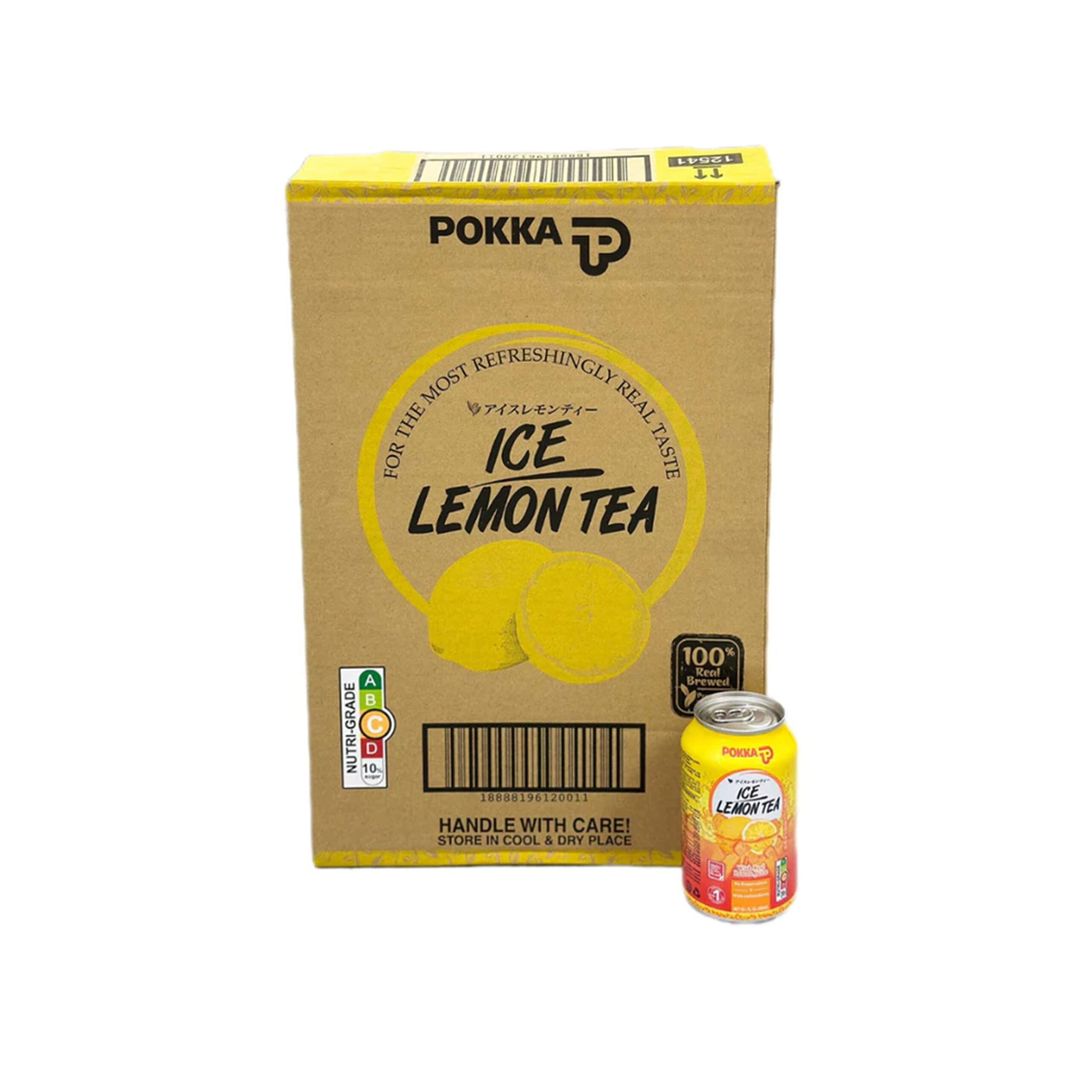 Pokka Ice Lemon Tea (300ml x 24) - Three Angels Trading