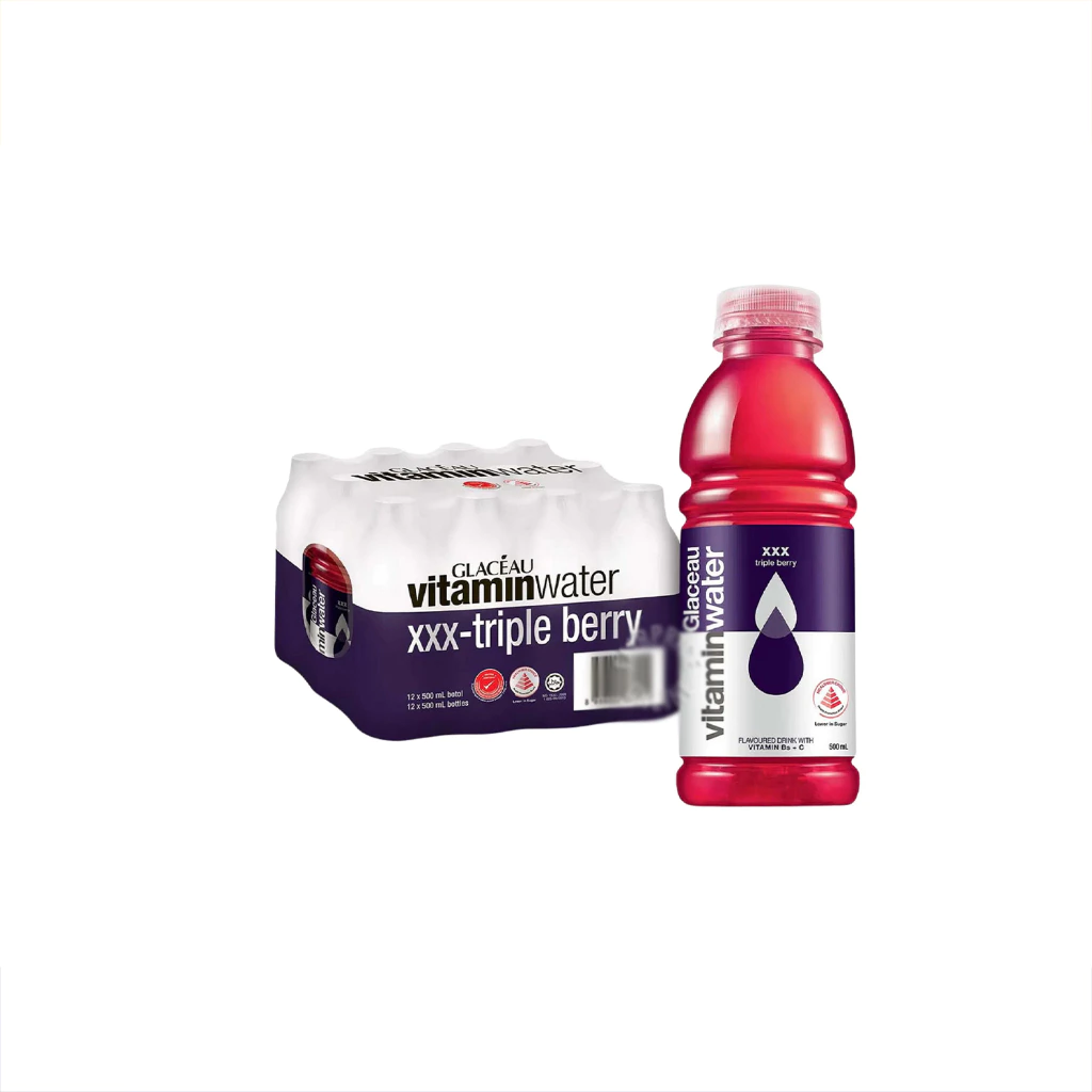 Glaceau Vitamin Water – Triple Berry XXX (500ml x 12) - Three Angels ...
